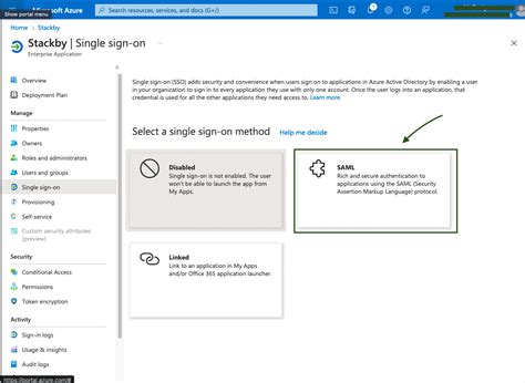Configuring Sso With Azure Ad Stackby