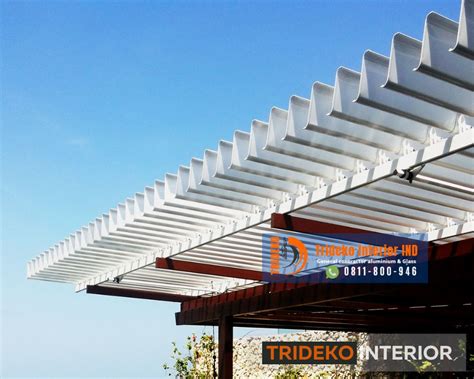 1 Atap Buka Tutup Aluminium Sunlouvre Lovera Solusi Modern