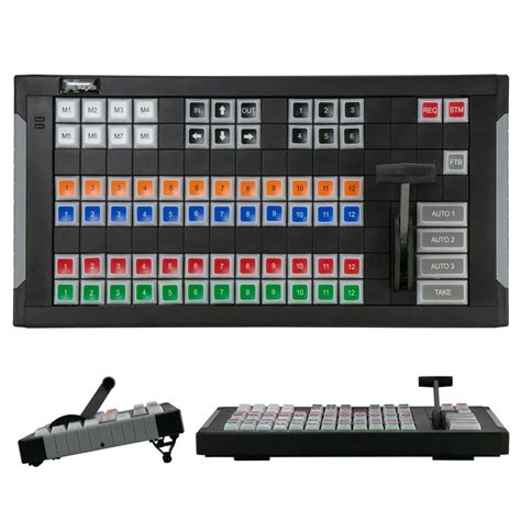 X Keys Xke 124 T Bar Keyboard With Video Switcher Key Set X Keys Uk Keyboard Specialists Ltd