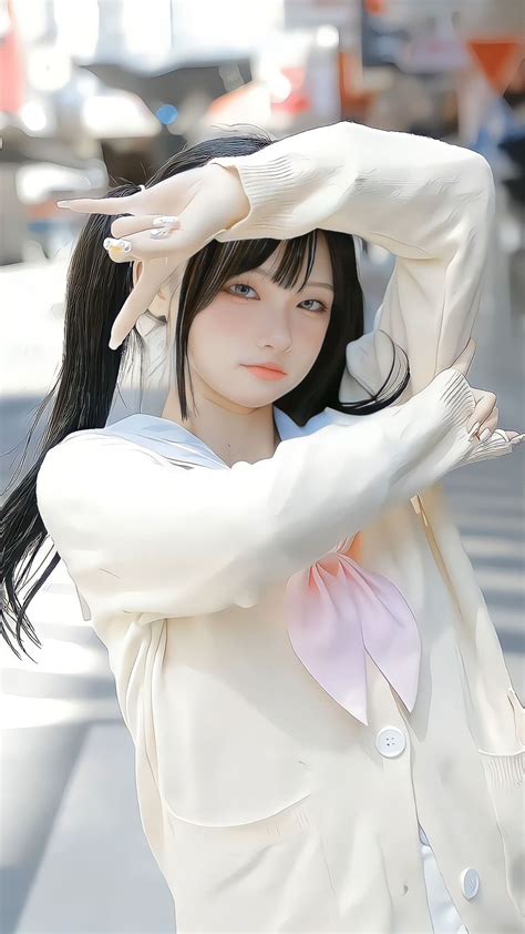 Evangelion Art Reference Poses School Girl Profile Casual Model