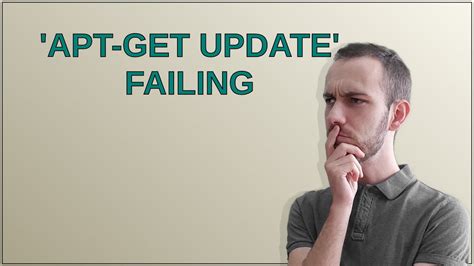 Unix Apt Get Update Failing Youtube