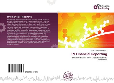 F9 Financial Reporting 978 613 6 58174 3 6136581744 9786136581743