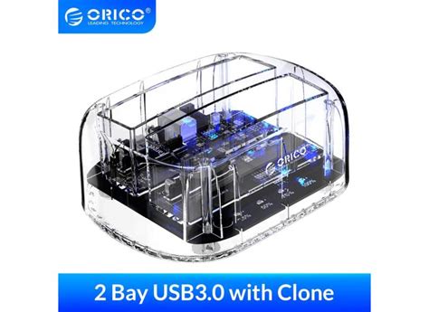 Orico 2 Baía 2535 Polegada Usb30 Hdd Caso De Disco Rígido