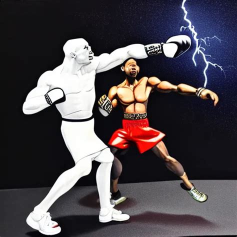 Detailed Illustration Of Will Smith Punching Tin Man Stable