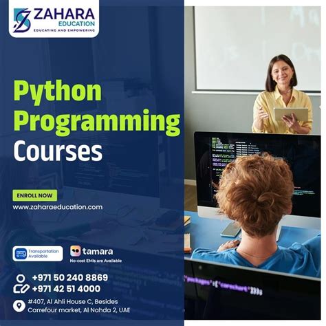 Zaharaeducation Pythonprogramming Learnpython Techskills Dubaieducation Programmingcourses