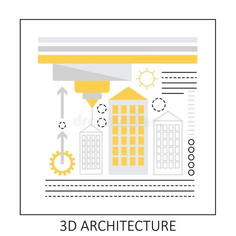 3d Architecture Planning Stock Vector Illustration Of Measurement