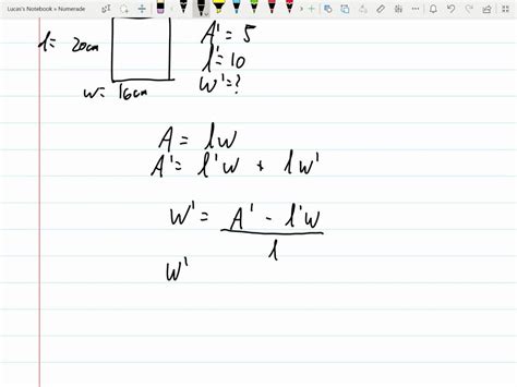 SOLVED Solve The Following Problems The Length And Width Of Rectangle Grow At The Rate Of