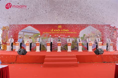 LỄ KHỞI CÔNG CHỢ ĐẦU MỐI BÍCH HOÀ TẠI THANH OAI HÀ NỘI