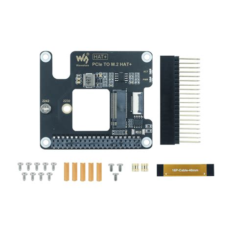 Pcie M M Key Hat For Raspberry Pi