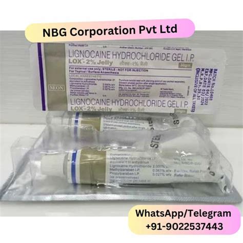 Lignocaine Hydrochloride Gel Ip At Rs 35tube In Nagpur Id 2851679037062