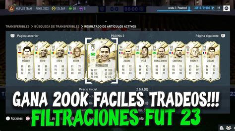 El Mejor Tradeo Para Como Conseguir 250k Facil En Fifa 23 Ultimate