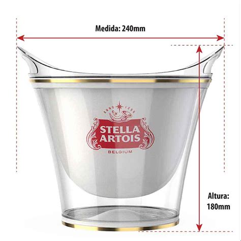 Balde De Gelo E Cerveja Stella Artois