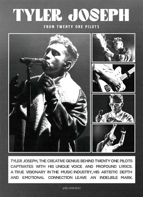 Tyler Joseph Poster Aesthetic Artofit
