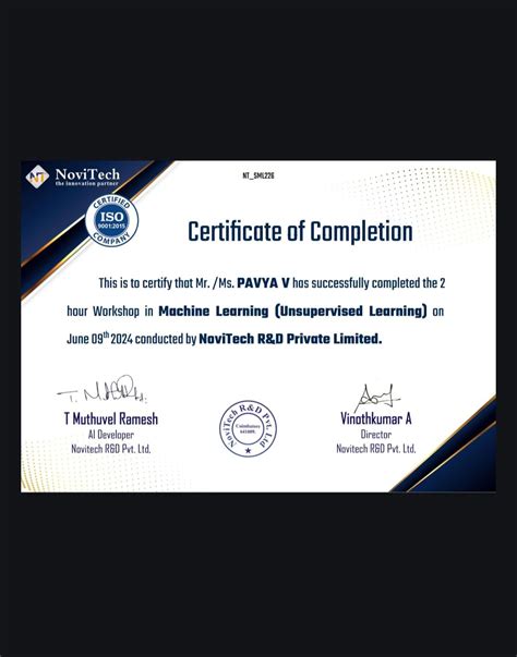 Pavya V On Linkedin Machinelearning Novitech Workshop