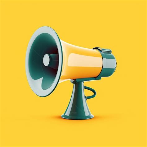 Premium Ai Image Megaphone Loudspeaker Symbol Advertising Marketing