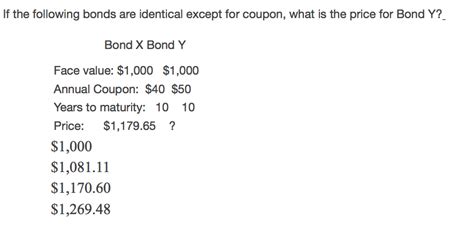 Solved If The Following Bonds Are Identical Except For