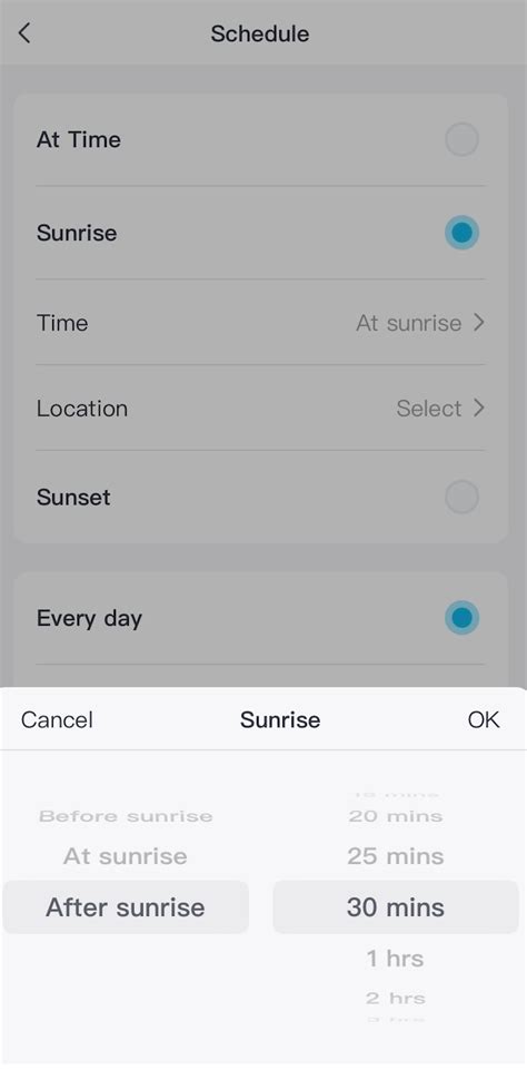 Can Automation Work Before Or After Sunrise Sunset Switchbot Help Center