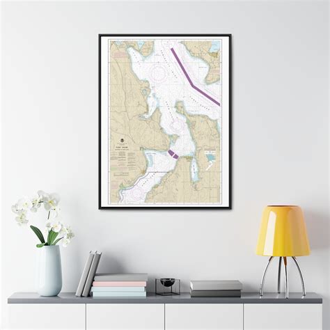 Puget Sound Entrance To Hood Canal Nautical Chart 18477 Floating