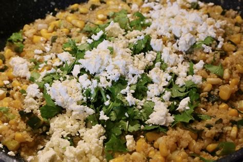 Quinotto Poblano Corn Cheese Quinoa Risotto Recipe DobbernationLOVES