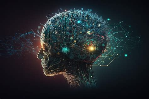 기술 및 엔지니어링 개념 인공 지능 Ai 기계 학습 빅 데이터 사이버 마음 지배 채팅 봇 채팅 Gpt 로보 어드바이저 로봇 두뇌