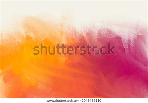 Hand Painted Background In Violet And Orange Colours Over 2 857