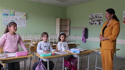 ქართულის როგორც მეორე ენის გაკვეთილი ბუზავეთის საჯარო სკოლის მესამე კლასში Youtube