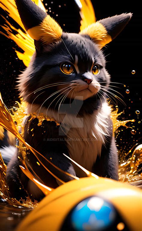 Pikachu Cat Kitty By Aidigitals On Deviantart