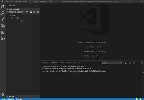 Go To Definition On Module Takes You To Init Py Instead Of Actual