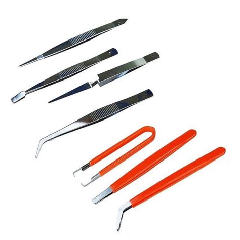 Ensemble de pincettes de précision pièces