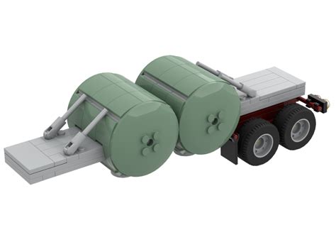 Lego Moc Silotrailer By Kupfer Rebrickable Build With Lego