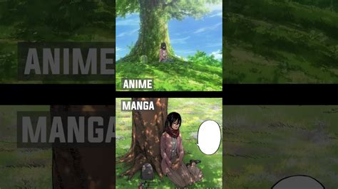 Attack On Titan Final Episode Manga Vs Anime Comparison Attackontitan Aot Anime Youtube