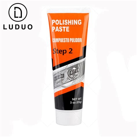 3 온스 광택 페이스트 자동차 헤드 라이트 복원 키트 자동차 왁스 스크래치 산화 제거 3 인치 스폰지 사포 자동차 디테일링 Aliexpress