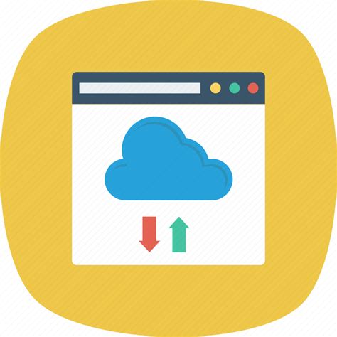 Browser Business Cloud Data Internet Storage Web Icon Download