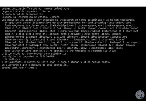 Desinstalar JAVA En Linux Solvetic