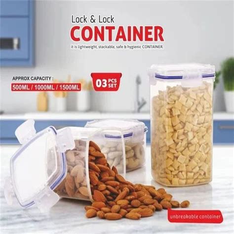 Plastic Tupperware Containers 1000 Ml At Rs 110piece In Surat Id