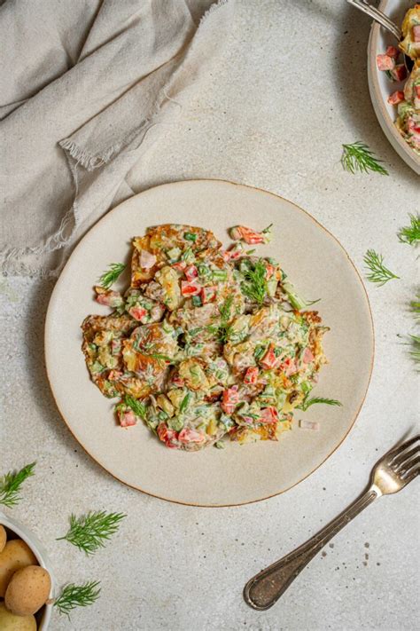 Smashed Potato Salad Plantyou