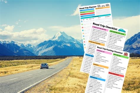 15 Road Trip Planners And Checklists Free Printables Photojeepers