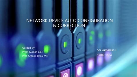 Network Auto Configuration And Correction Using Pythonpptx