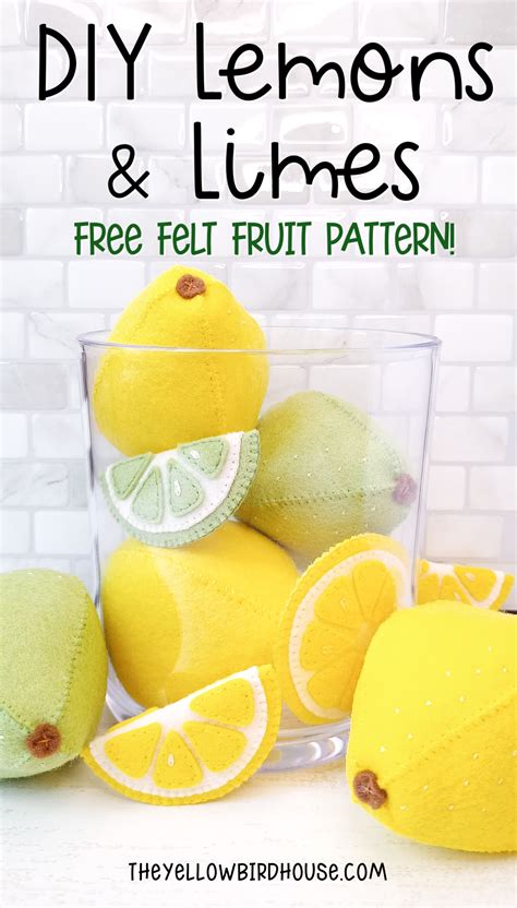 Printable Felt Fruit Patterns Pattern And Stencils