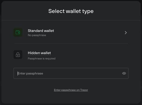 set up your trezor model t in trezor suite