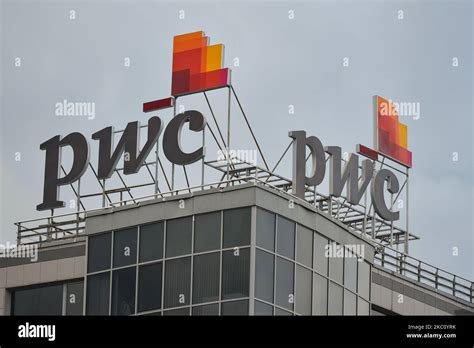 Logo Of Pricewaterhousecoopers Pwc Seen In Sofia City Center On