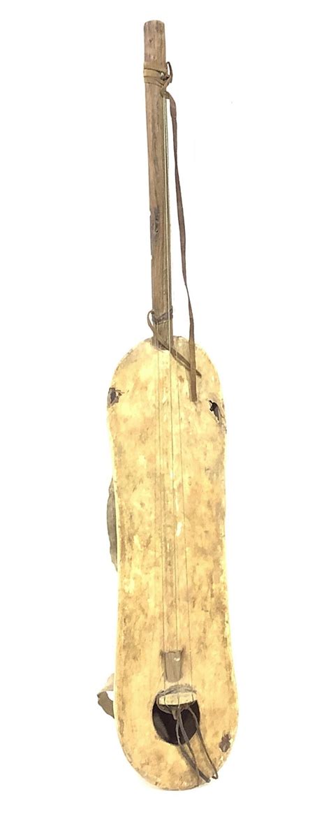 Lot Vintage 3 Stringed Ethnic Instrument