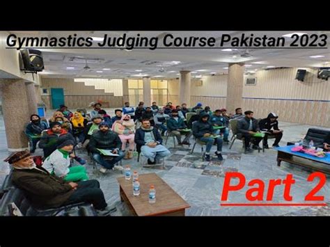 Part Gymnastics Judging Course Organized By Lahore District