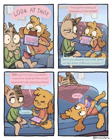 Portability Comic Dnd Funny Funny Games Cute Comics