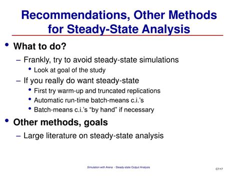Ppt Steady State Statistical Analysis Powerpoint Presentation Free