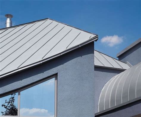 Double Standing Seam Zinc Roofing Rheinzink Esi Building Design