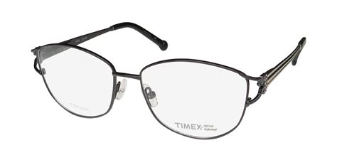 Timex 823 Am Titanium Fits Large Lens Oversized Optical Eyeglass Frame