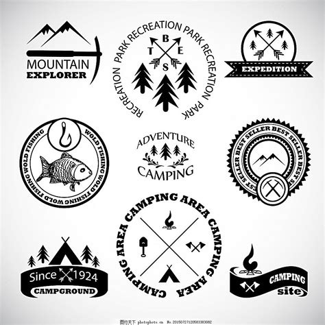 登山探险图标图片图标元素设计元素 图行天下素材网