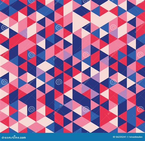 Seamless Pattern Triangles Stock Vector Illustration Of Background 56235241