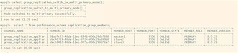 mysql mgr 三 单主 多主模式切换 cetus y 博客园